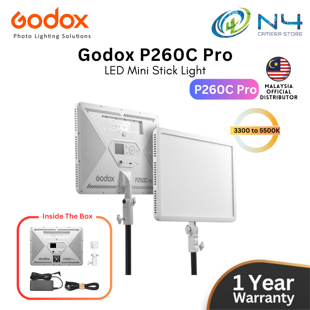 Godox NEW LED P260C Pro LED P260C Ultra-thin Additional Details 45W ...