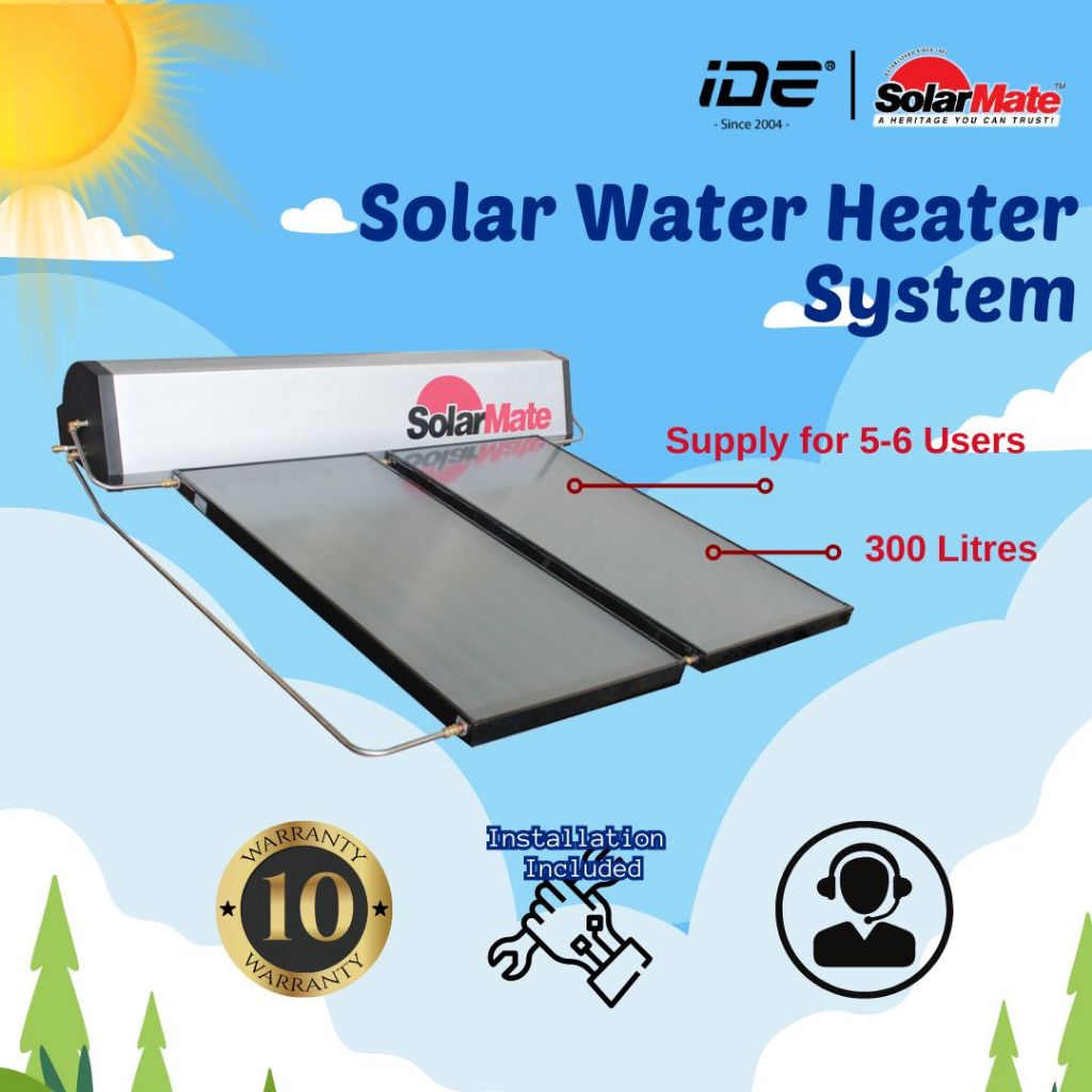 Solar Mate Water Heater / SolarMate Solar Hot Water Systems | Shopee ...