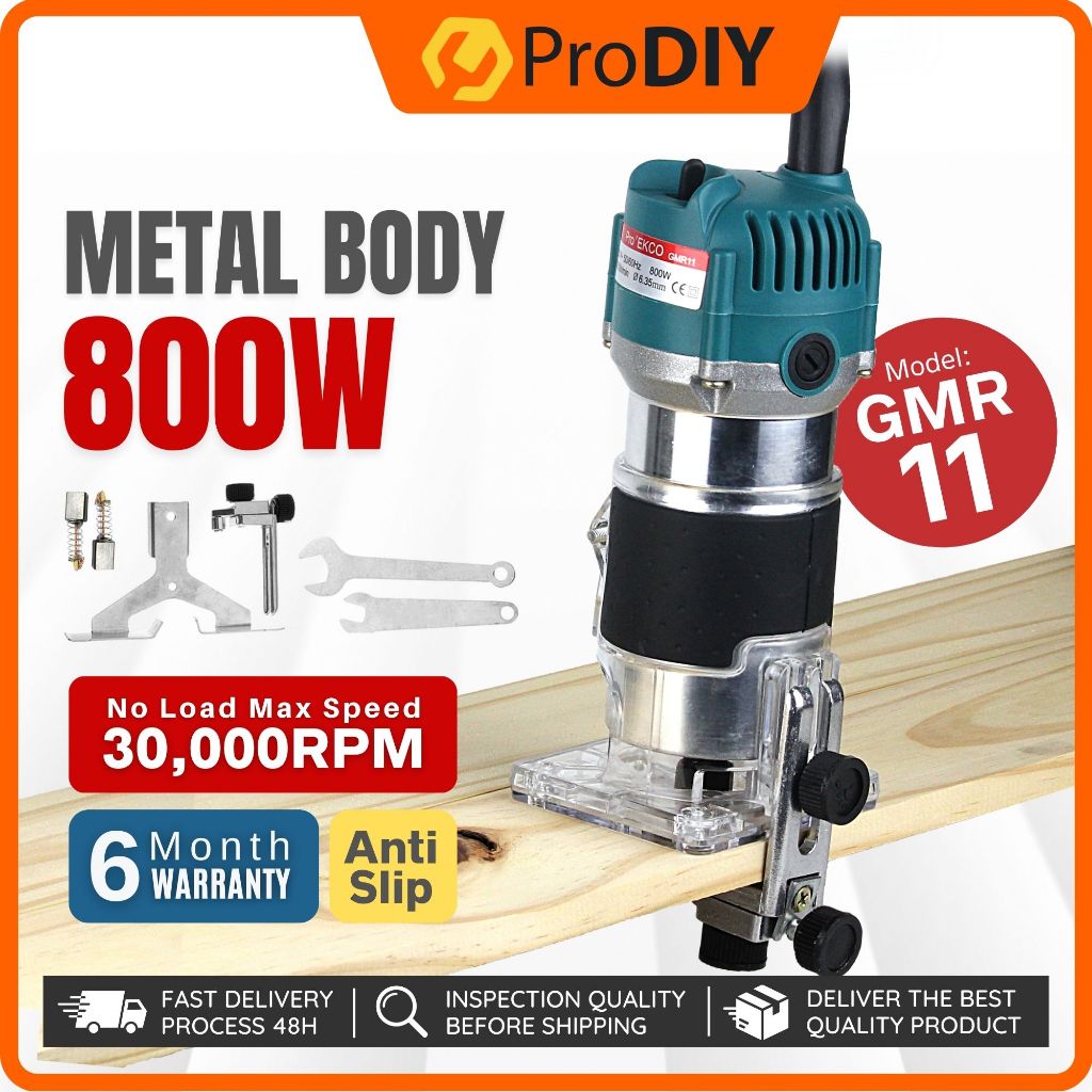 GMR11 220V Electric Hand Trimmer Durable Wood Laminate Palm Router ...