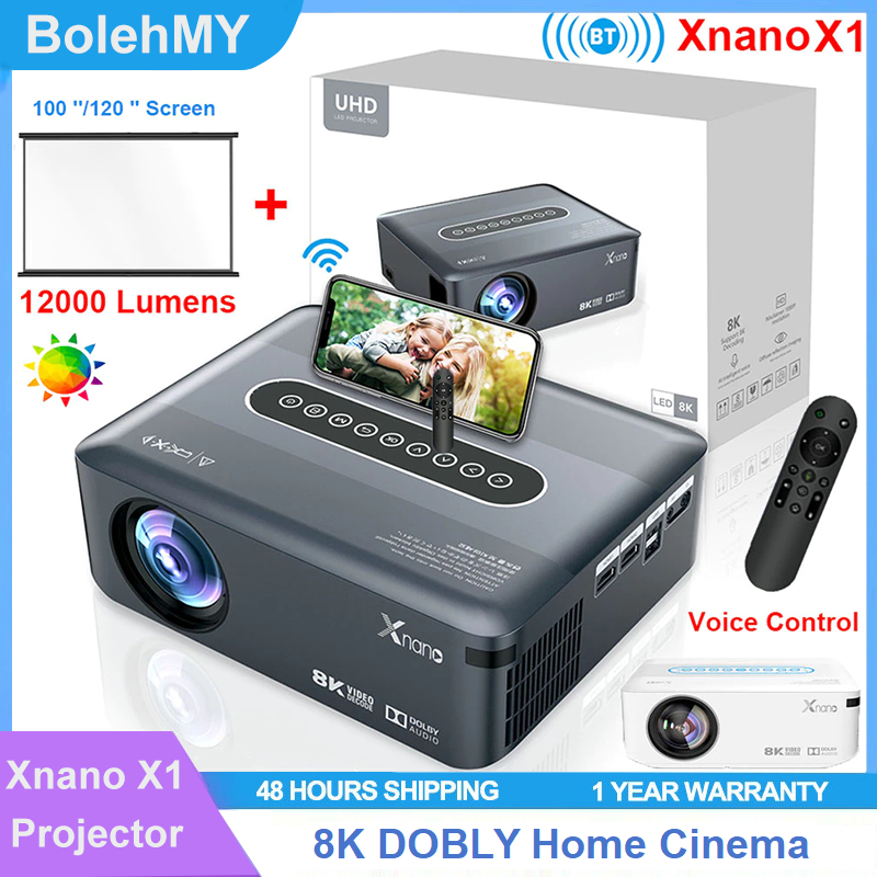 【Ultra HD】Xnano X1 Wi-Link Portable Projector with 1080p Resolution ...