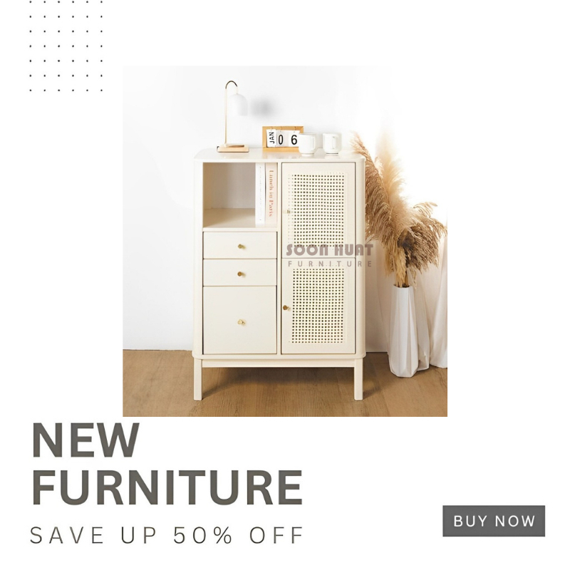 New Modern Design IVORY Cabinet With Paper Rattan，Rubberwood, Almari ...