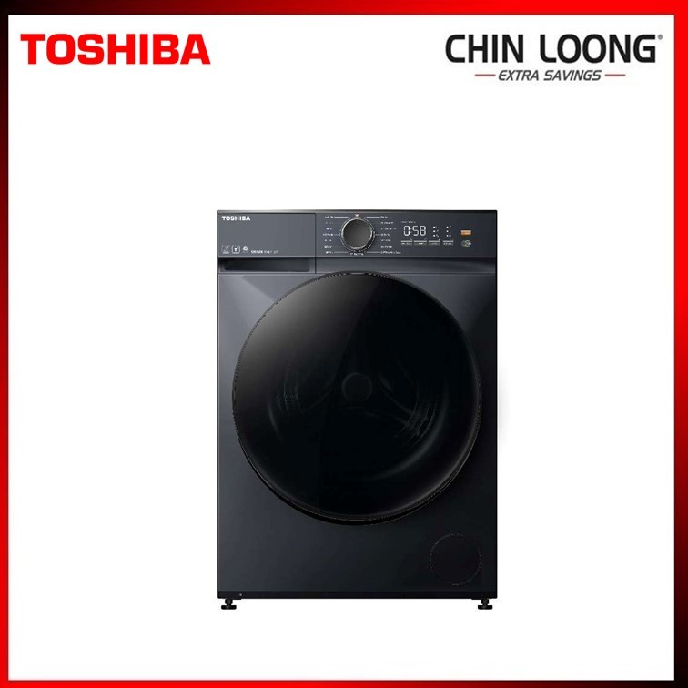 [MESIN MASUH](WIFI)TOSHIBA 9.5KG Inverter Front Load Washer Mesin Basuh | TW-T21BU105UWM(MG ...
