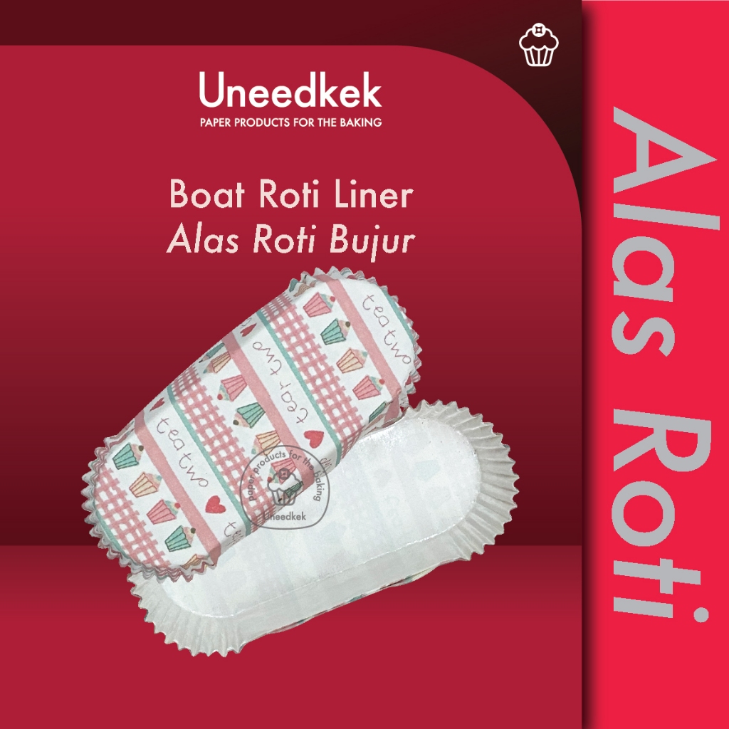 Uneedkek Bekas Roti Sosej Bread Baking Paper Cup Roti Bujur Kertas Roti ...