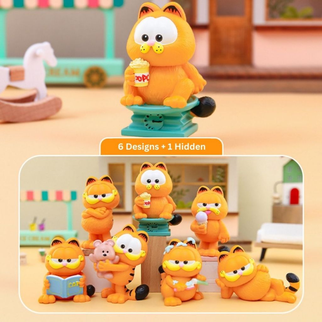 【BLIND BOX】 Garfield Cat Figurine Figure Cute Collection Desk ...