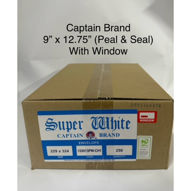 Envelope A4 with Window / Sampul Surat A4 Bertingkap / 9"x12.75" (229mm ...