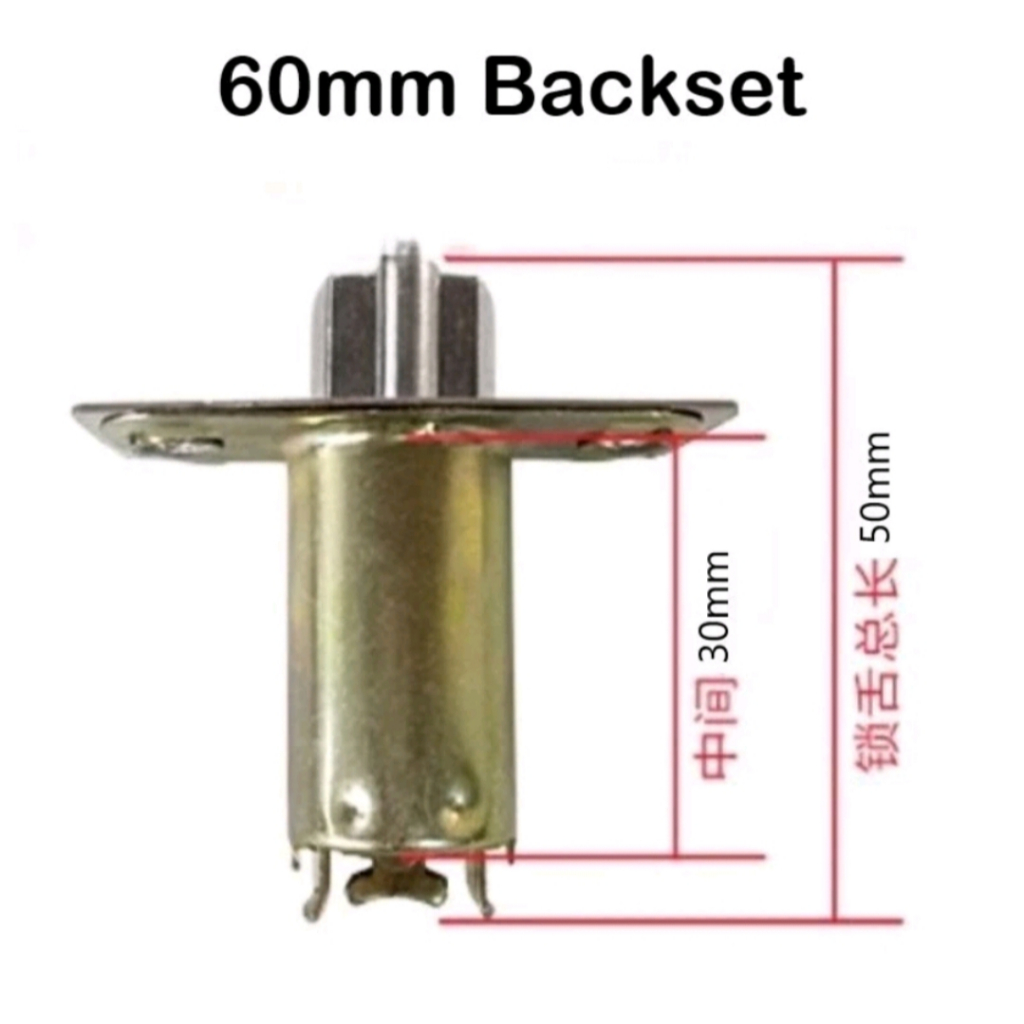 Zorex Cylindrical Door Lock Latch Backset Cylinder Lock Tongue Backset ...