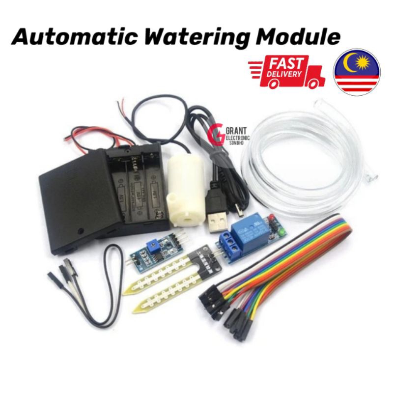 Automatic Watering Pump, Automatic Irrigation Module DIY Set, Soil ...
