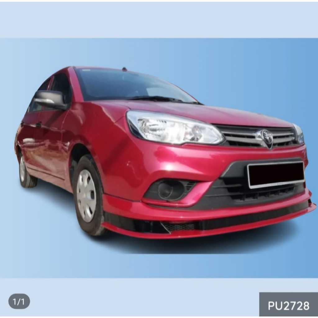 Proton Saga VVT 2016-2018 S1K Front Skirt PU With Paint | Shopee Malaysia
