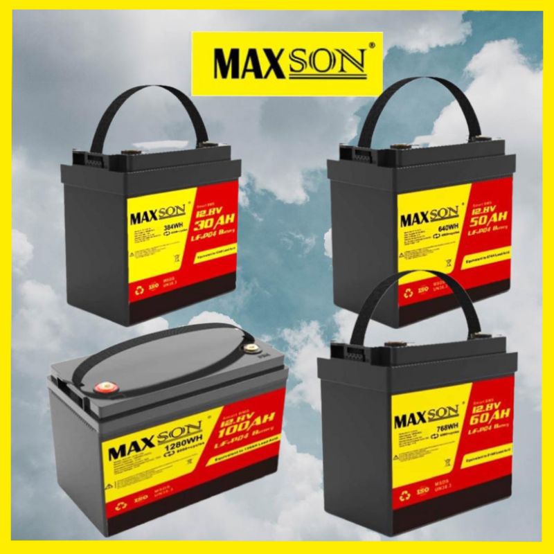 Battery LifePo4 Maxson 12.8V Battery Lithium NEW | Shopee Malaysia