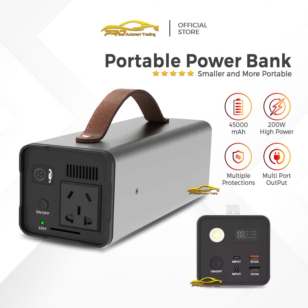 200W Power Station Portable Solar Camp Power Supply Solar Panel System ...