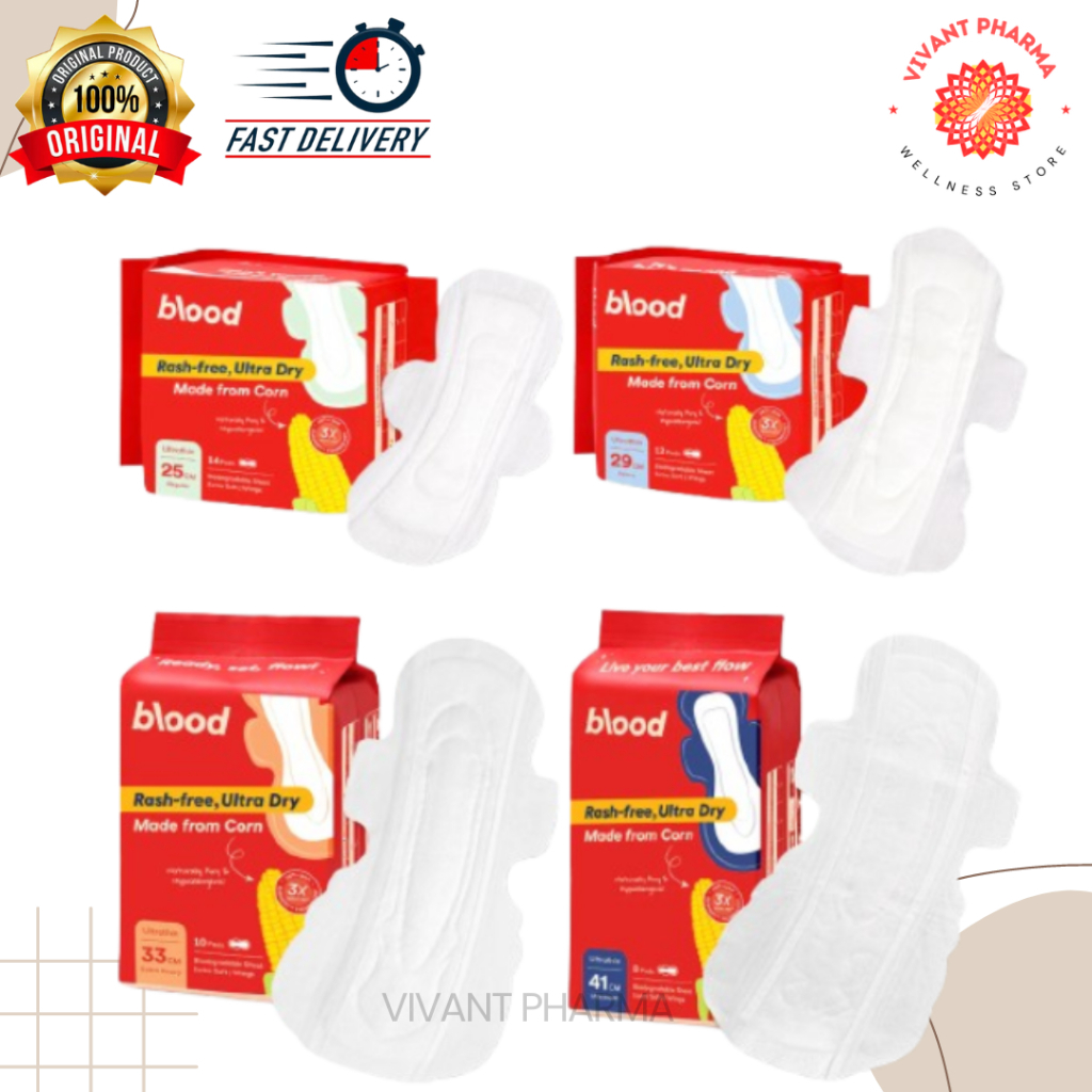 Blood Ultrathin Corn Sanitary Pads 25cm / 29cm / 33cm / 41cm | Shopee Malaysia