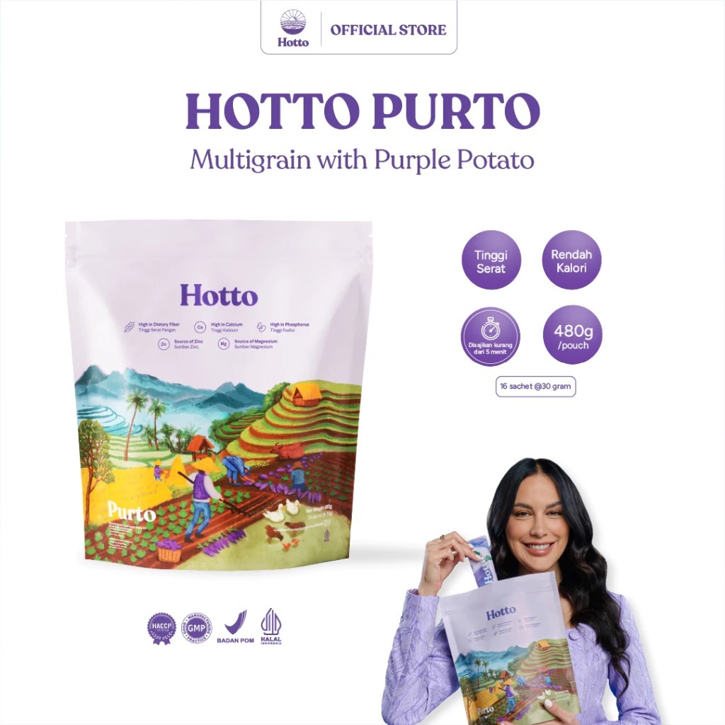 Hotto Purto Multigrain - Multigrain Powder - Bijirin Diet Cereal ...