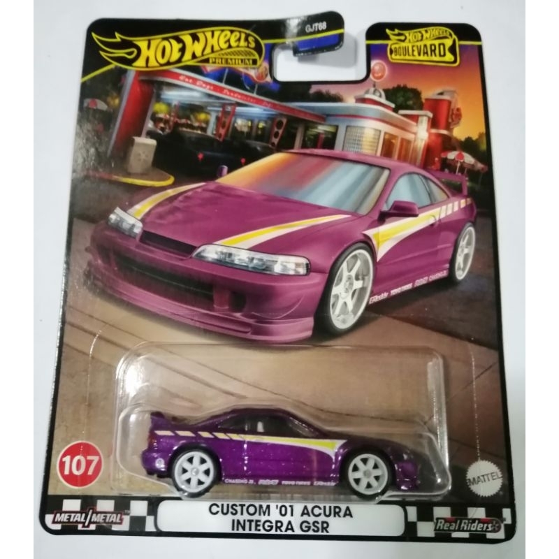 Hotwheels Premium Boulevard Custom 01 Acura Integra GSR Purple 2024 ...