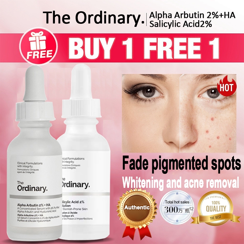 The Ordinary Alpha Arbutin 2% + HA face serum +Salicylic Acid2 ...