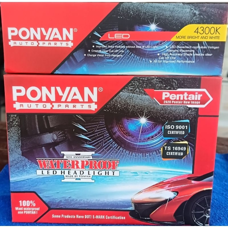 PONYAN LED HEAD LAMP Light 4300K | Shopee Malaysia