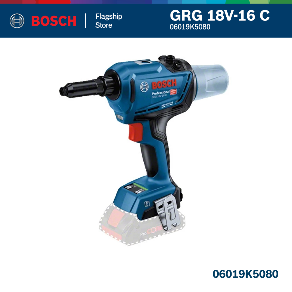 BOSCH GRG 18V-16 C Professional Cordless Rivet Gun - 06019K5080 | Shopee Malaysia