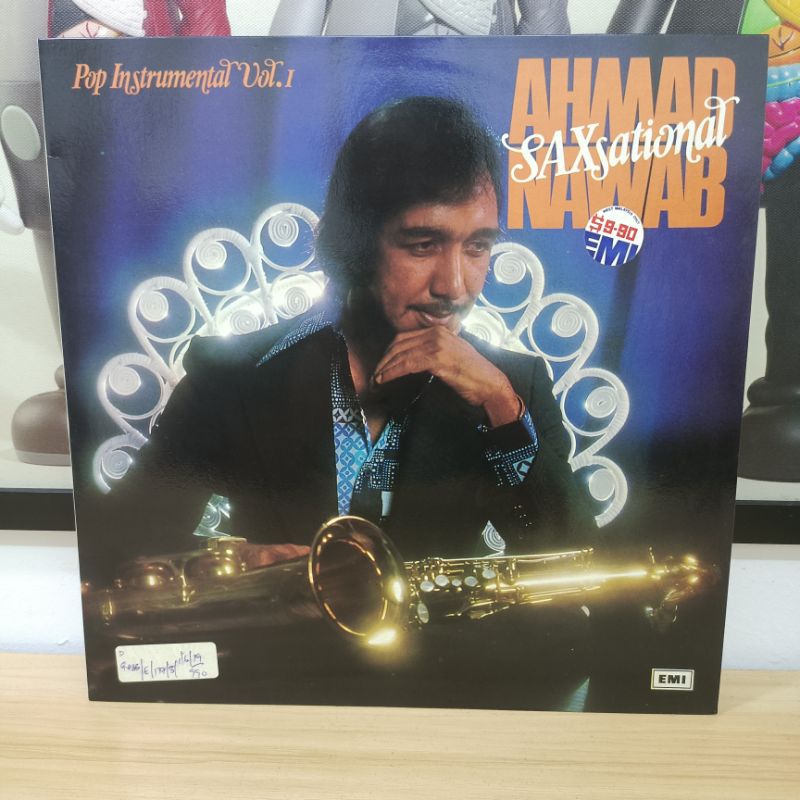 Piring Hitam 12 Inches LP Vinyl Artis Melayu Ahmad Nawab Saxsational 1978 | Shopee Malaysia