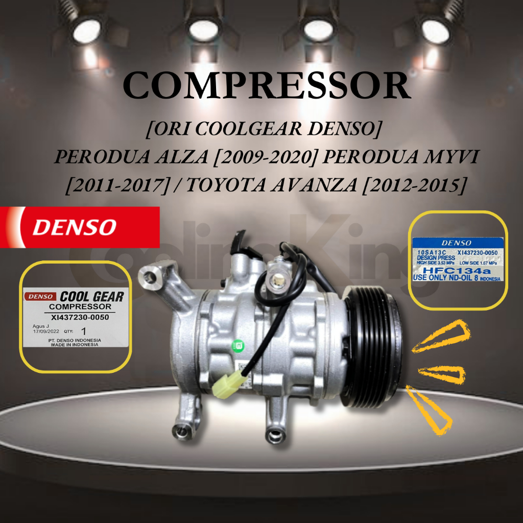 ORI DENSO "0050" [Perodua Alza / Perodua Myvi Lagi Best / Toyota Avanza ...