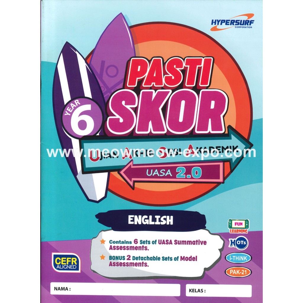 HYPERSURF PASTI SKOR UJIAN AKHIR SESI AKADEMIK UASA 2.0 ENGLISH YEAR 6 ...