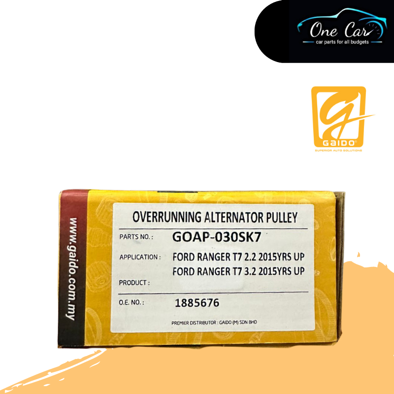 Gaido Alternator OAP Pulley Ford Ranger T6 /T7 | Shopee Malaysia
