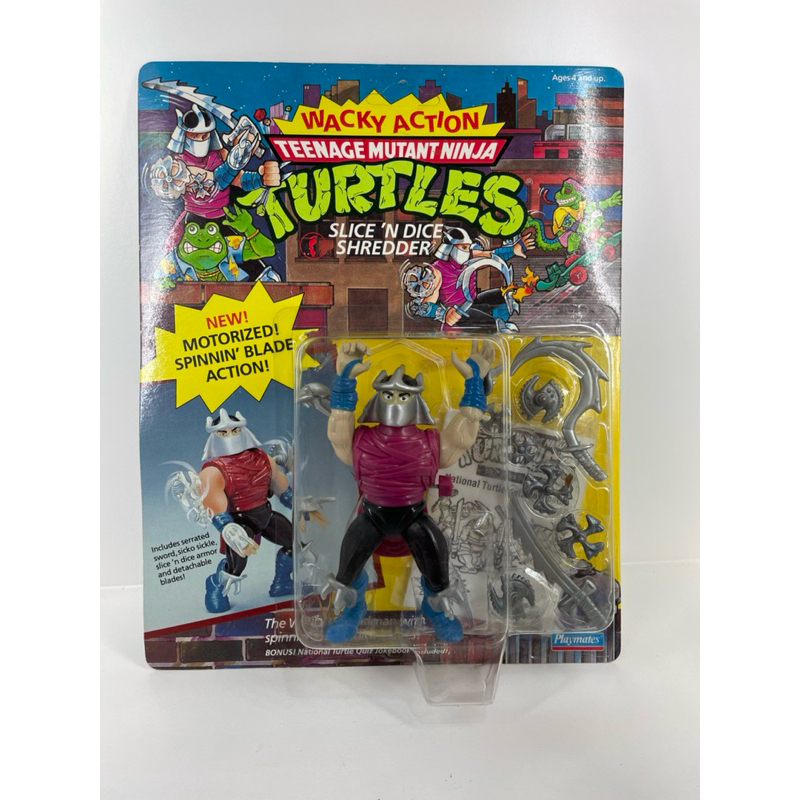 Teenage Mutant Ninja Turtles Wacky Action Shredder Unpunched Slice 'N ...