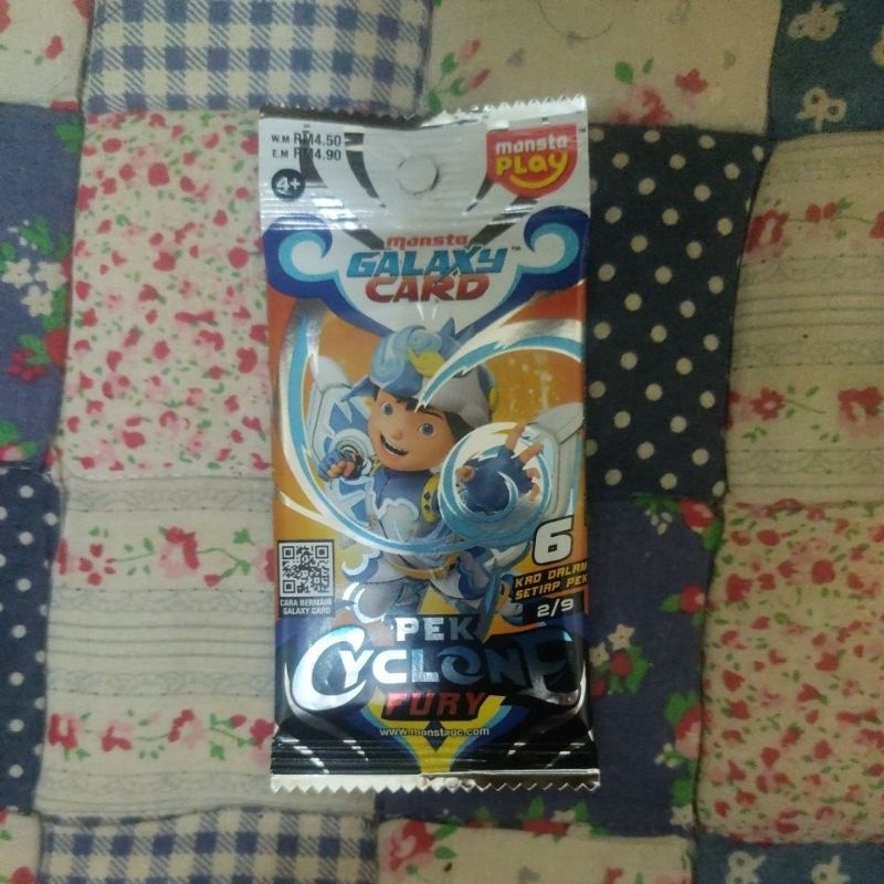 Kad Boboiboy Monsta Galaxy Card Pek Cyclone Fury AA | Shopee Malaysia