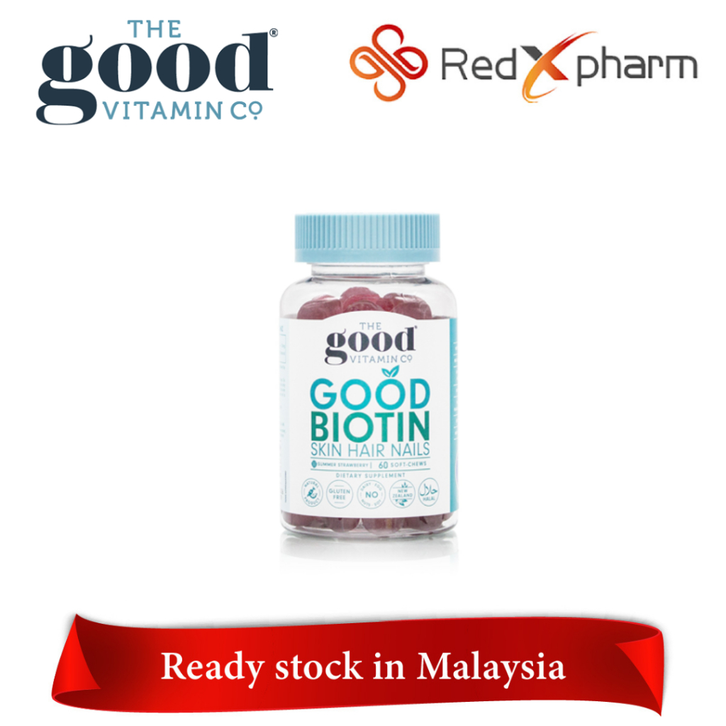 The Good Vitamin Co. (HALAL) Biotin Gummies 60s (Ready Stock) | Shopee ...