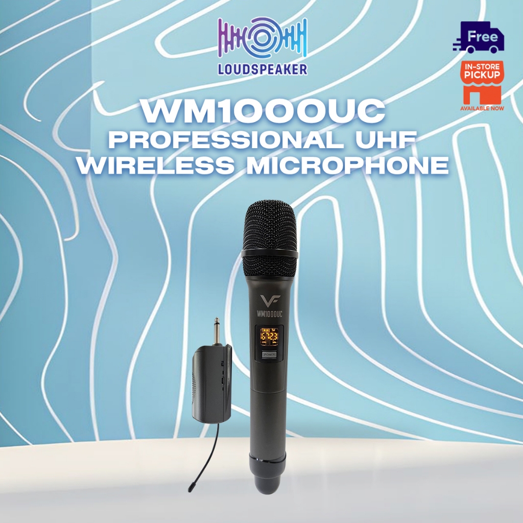 Vinnfier VF WM1000UC Professional UHF Wireless Microphone with ...