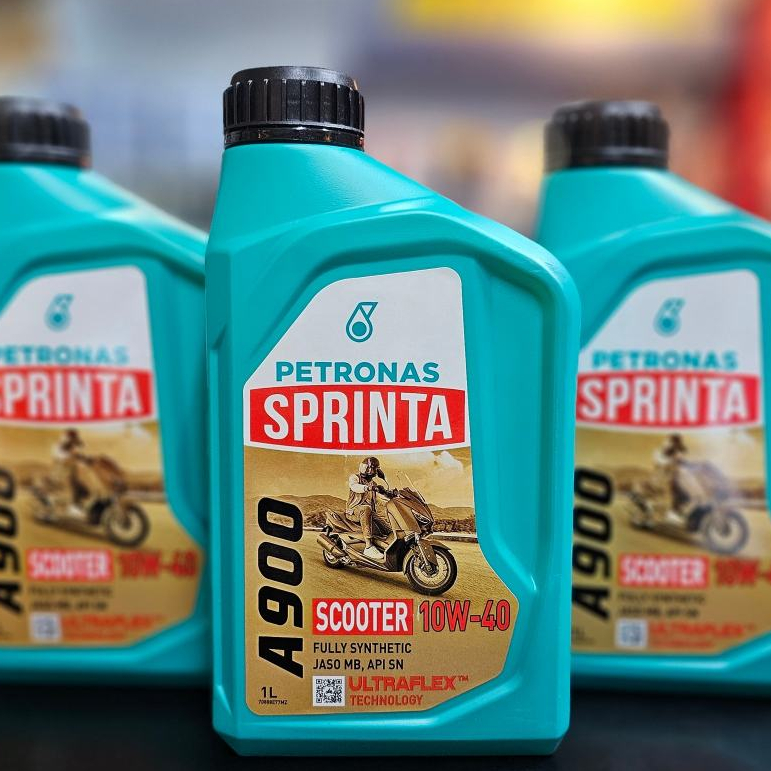 PETRONAS Sprinta 4T Scooter A900 10W-40 Fully Synthetic Engine Oil ...