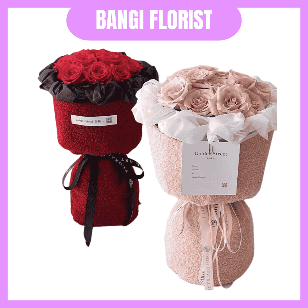 (165CM) WOOL Flower Wrapping Fabric Bouquet Gift Florist Wrap Wrapper ...