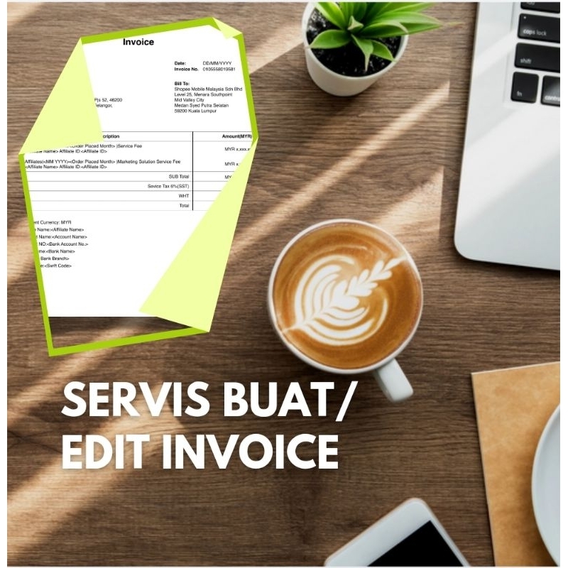 SERVIS EDIT INVOICE CIPTA RESIT INVOICE KOSONG SIZE A4 DIGITAL SOFTCOPY ...
