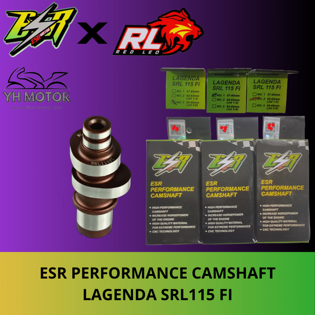 ESR CAMSHAFT LAGENDA SRL115 FI ORIGINAL | Shopee Malaysia