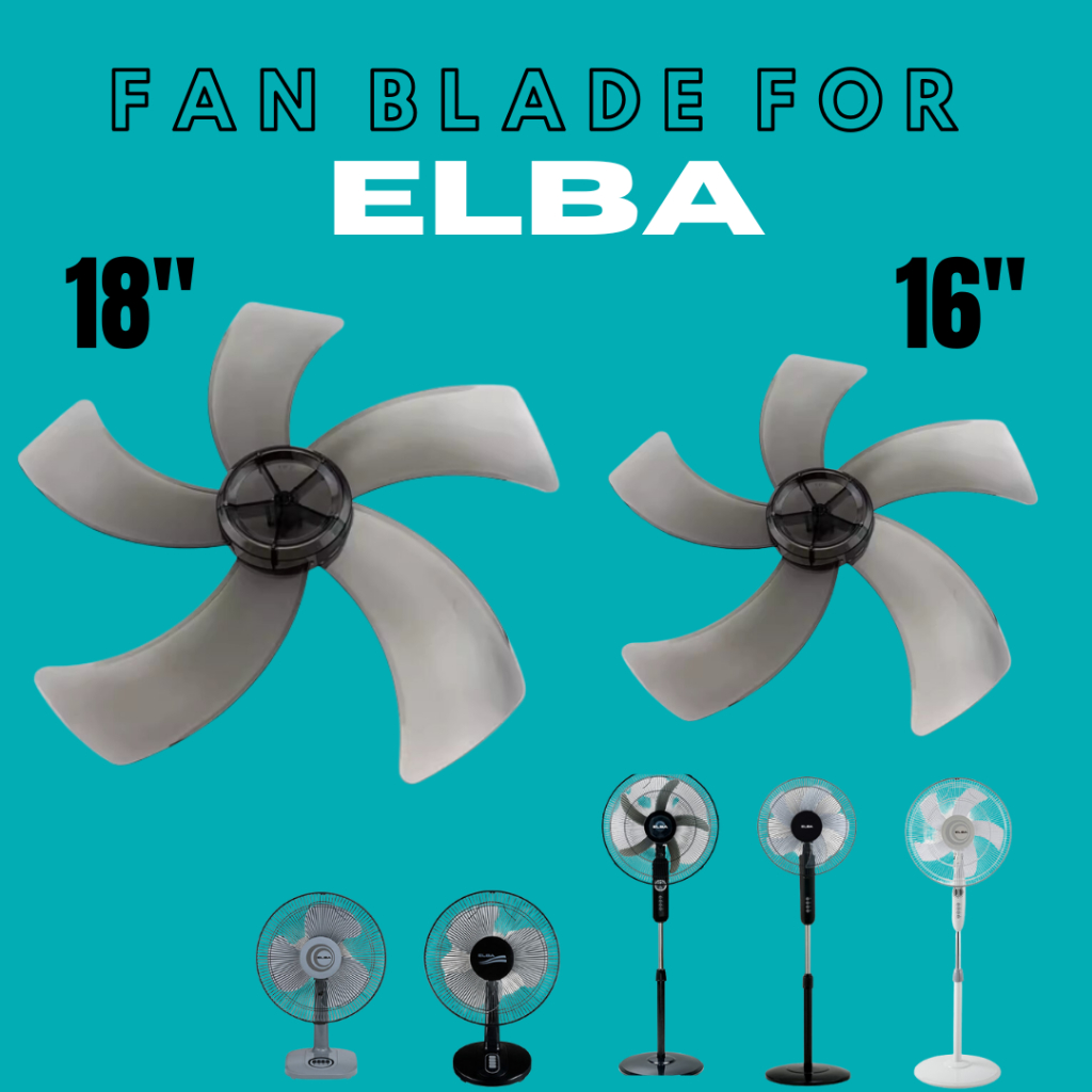 ELBA FAN BLADE 18" & 16" BILAH KIPAS UNTUK BERBAGAI JENAMA | Shopee ...
