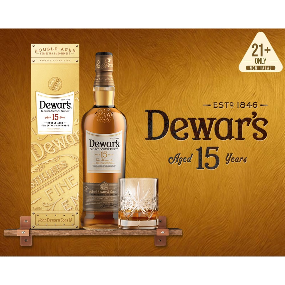 Dewar's 15 Year Old Blended Scotch Whisky 750ml | Shopee Malaysia