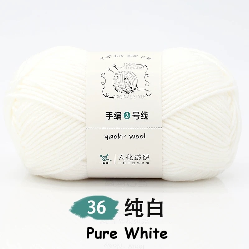 🧶 100g 6ply Yarn Yaoh Acrylic Yarn Crochet Knitting Benang Kait 6 ply ...