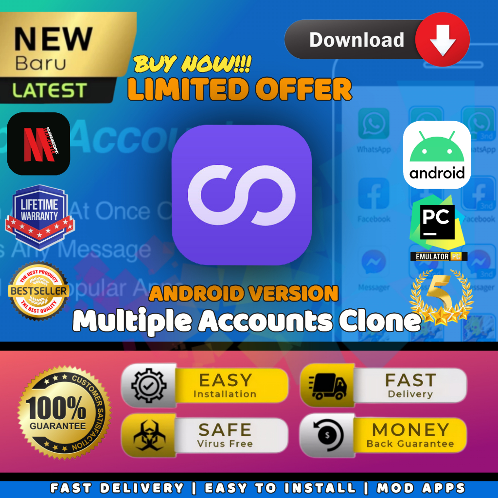Multiple Accounts Clone 🔥Free Gift🔥 Modified Apps - Latest Update ...