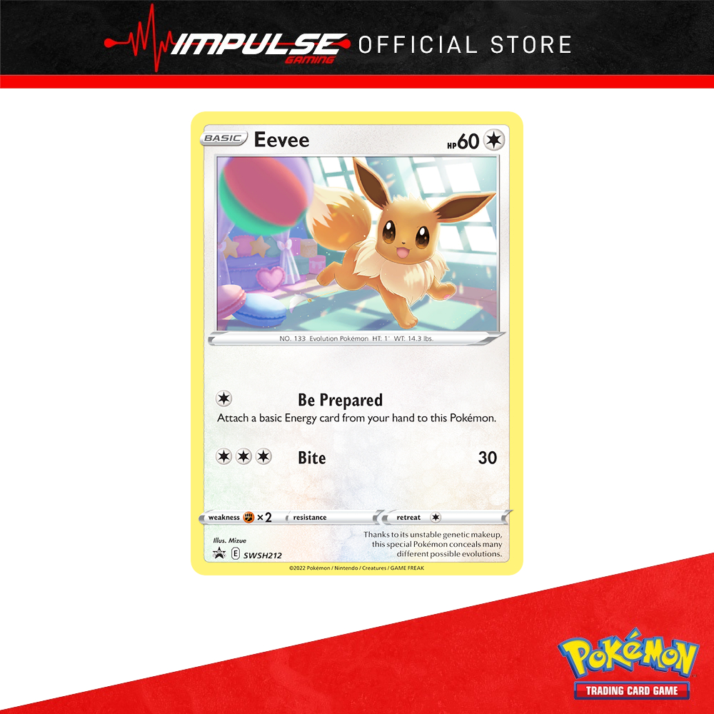 Pokemon Tcg Sword & Shield Eevee - SWSH212 Promo Card | Shopee Malaysia
