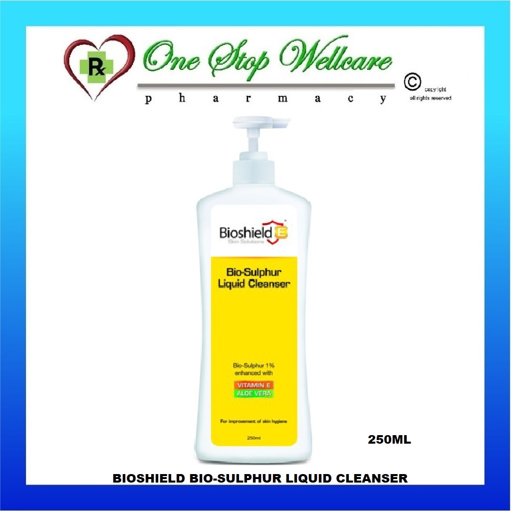 BIOSHIELD BIO-SULPHUR LIQUID CLEANSER 250ML (EXP:02/2027) | Shopee Malaysia