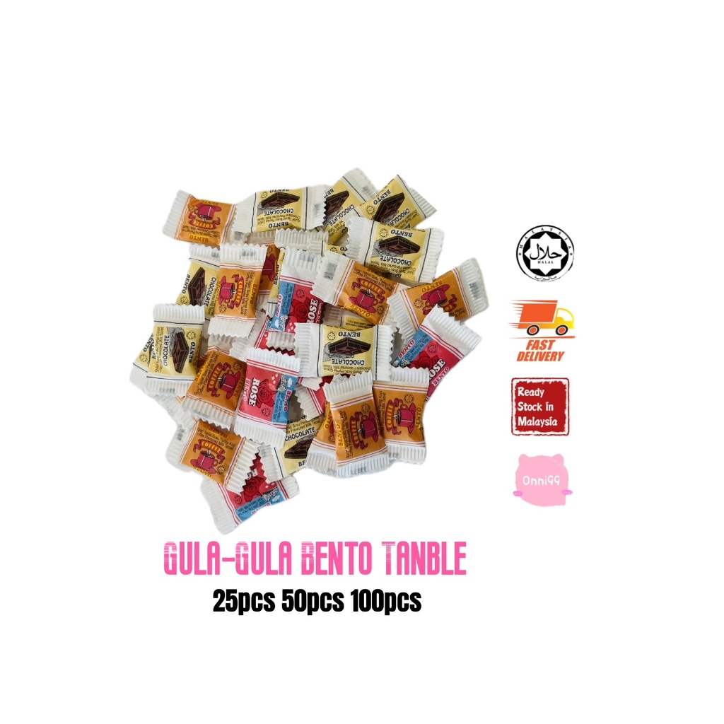 Gula-Gula Bento Table Bento Lagend 25/50/100 Biji Candy Food Snacks ...