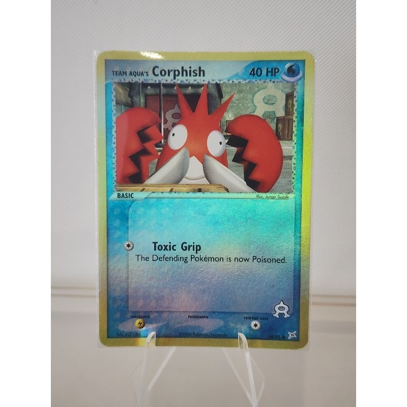 2004 Team Aqua's Corphish Card (Reverse Holo) | Shopee Malaysia