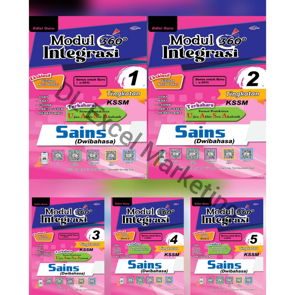 (DL) MODUL 360 INTEGRASI SAINS TINGKATAN 1 2 3 4 5 | Shopee Malaysia