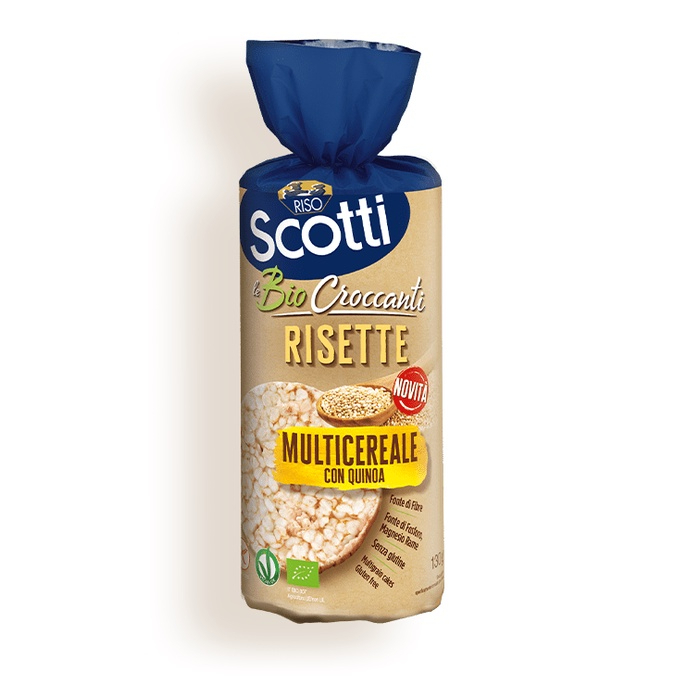RISO SCOTTI Rice Cakes Multicereal & QUINOA 130g | Shopee Malaysia