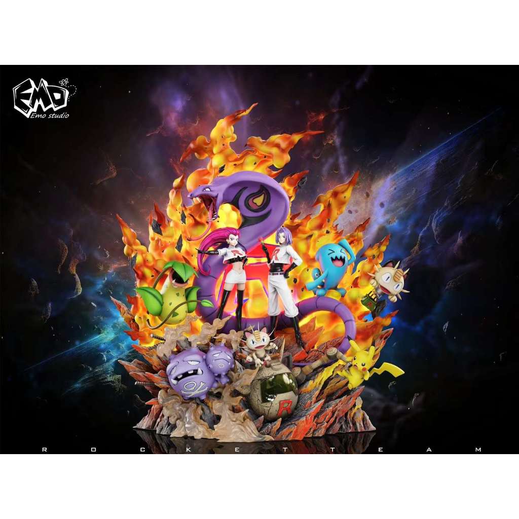 Emo Studio - Pokemon Big Collection Series 002 - Team Rocket Resin ...