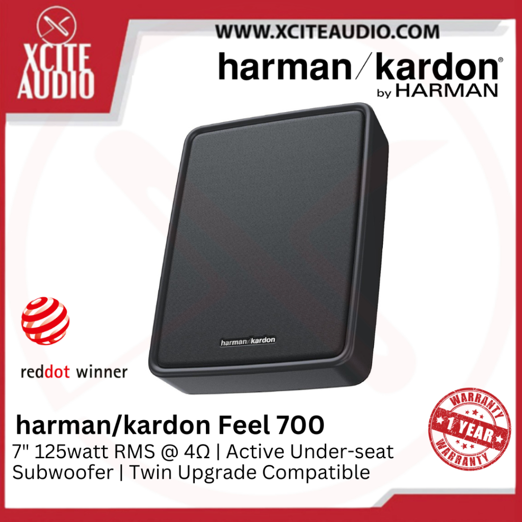 harman/kardon Feel 700 | Slim Active Underseat Subwoofer | Dual Upgrade ...