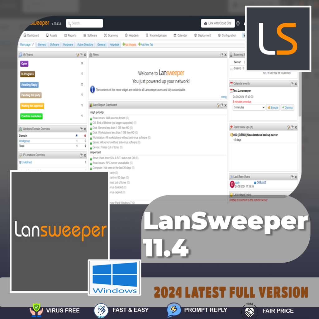LanSweeper 11.4 2024 Latest Full Version | Lifetime | Build Centralized ...