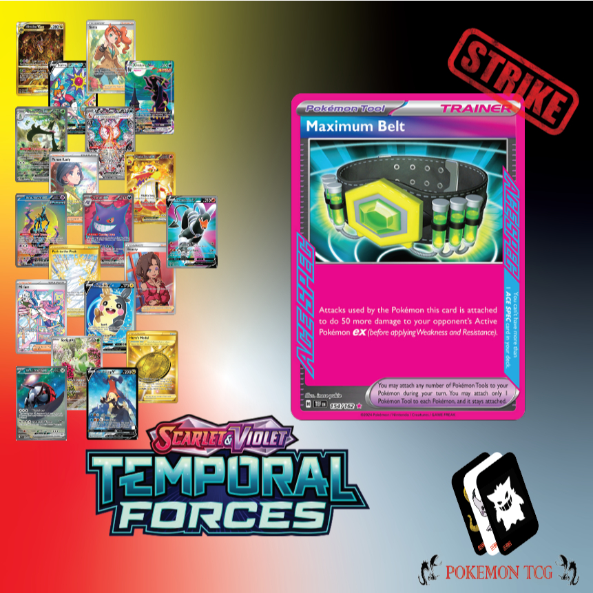 Ace Spec Maximum Belt 154/162 Temporal Force SV05 PTCG | Shopee Malaysia