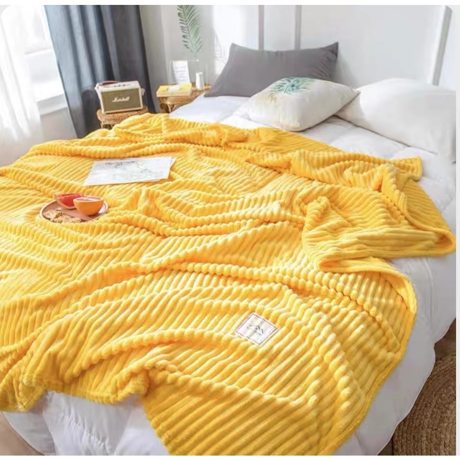Selimut Baldu Gebu KING SIZE Flannel Velvet Plush Throw Blanket Sofa ...
