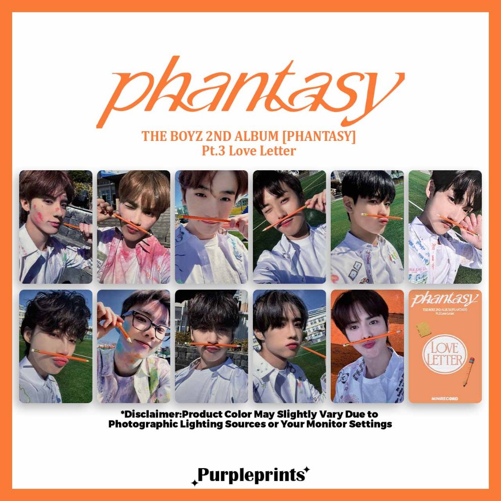 THE BOYZ PHANTASY PT.3 LOVE LETTER ERA Unofficial Fanmade Kpop ...