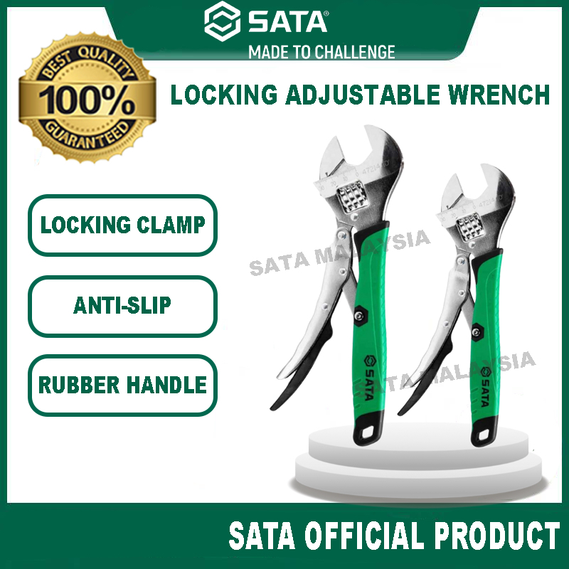 SATA Locking Adjustable Spanner Clamp Spanner Double Function Spanner ...