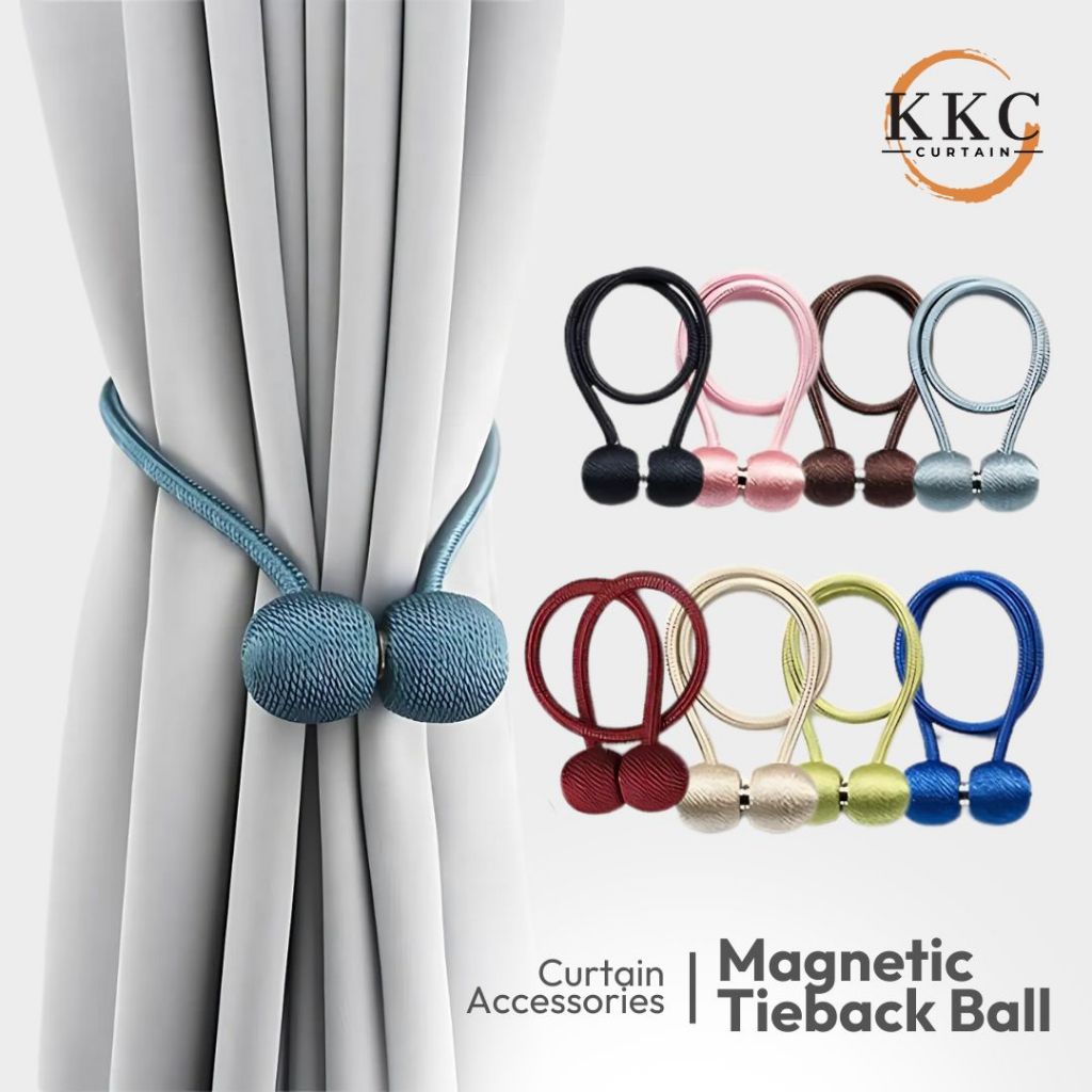 KKC 1Pcs Pengikat Langsir Magnet / Magnetic Curtain Tieback Ball ...